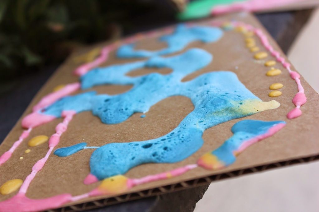 Técnica: Pintura con relieve | Mi Corazón de Tiza